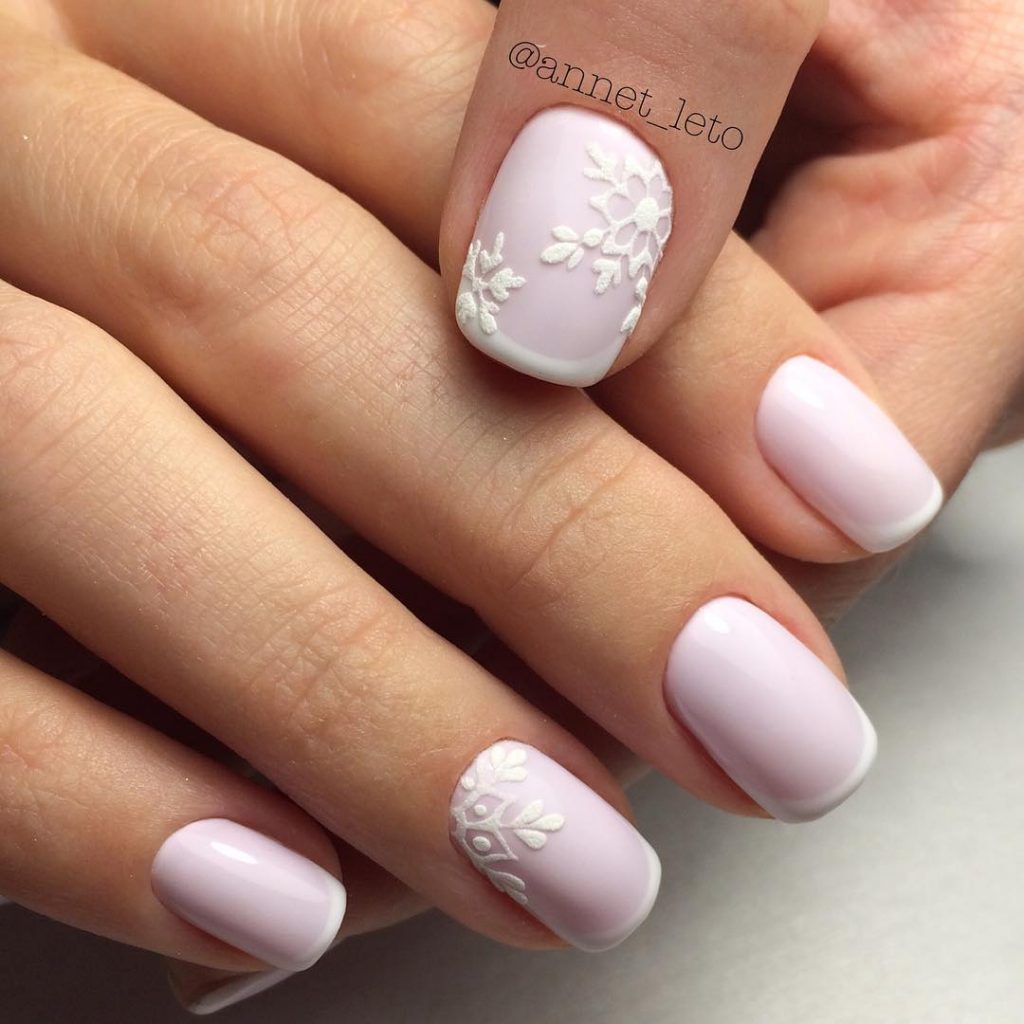 Модные Тенденции Дизайна Белого Маникюра Летом +125 ФОТО